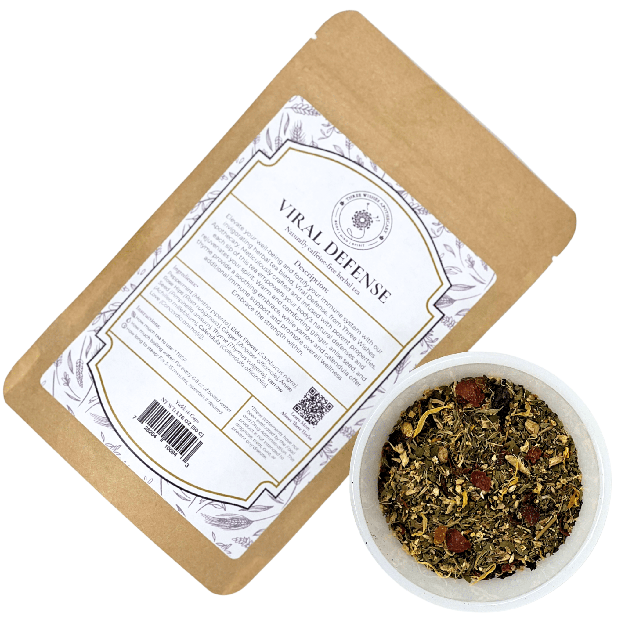 Viral Defense Tea Blend - Three Wishes Apothecary